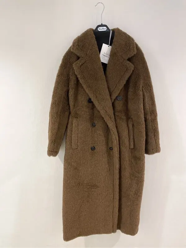 Max Mara Double-breasted Long-sleeved Coat - Brown