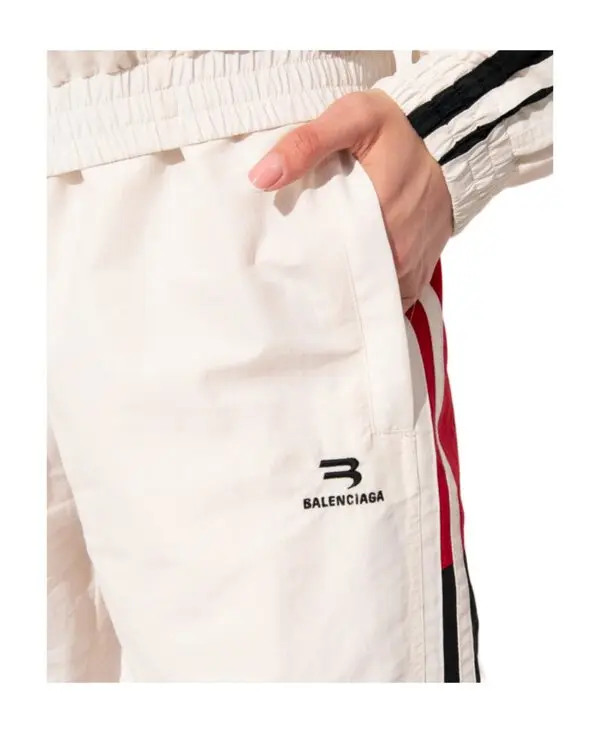 Balenciaga Logo Embroidered Track Pants