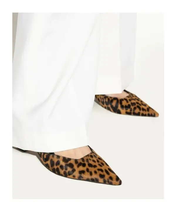 STUART WEITZMAN Leopard Print Slingback High Heel Sandals