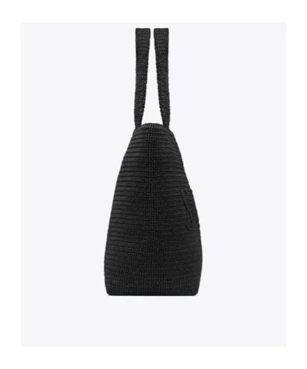 Saint Laurent Logo Embroidered Tote Bag