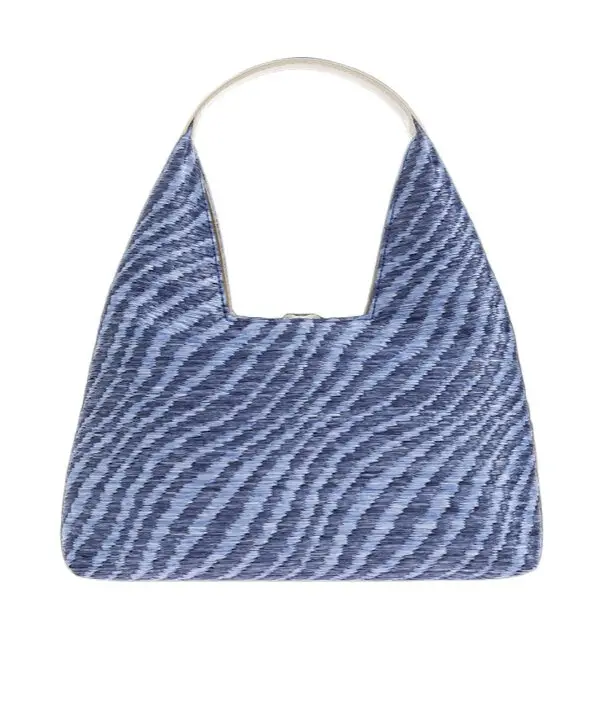 Marni Trapeze Wavy Mini Tote Bag - Blue