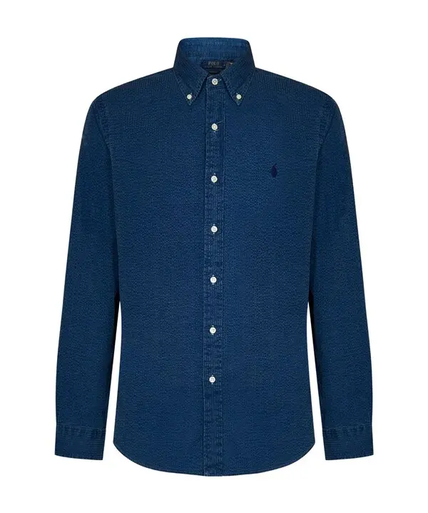 Polo Ralph Lauren Ralph Lauren Textured Button-down Shirt - Blue