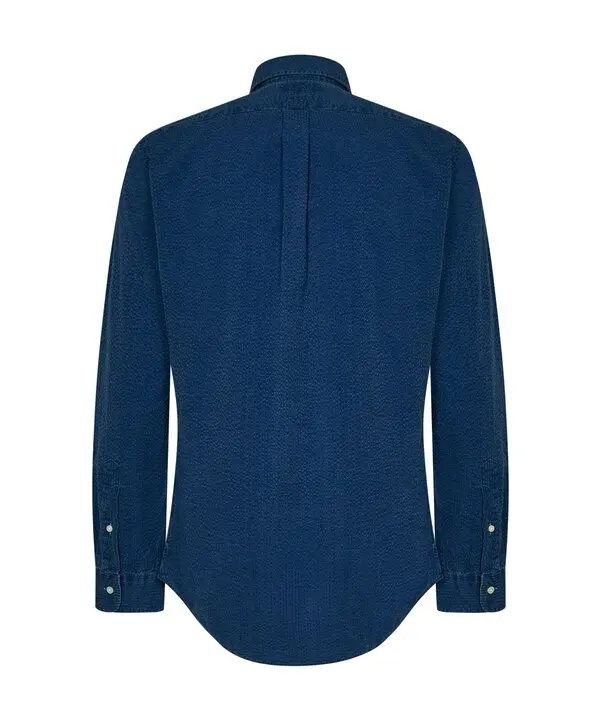 Polo Ralph Lauren Ralph Lauren Textured Button-down Shirt - Blue