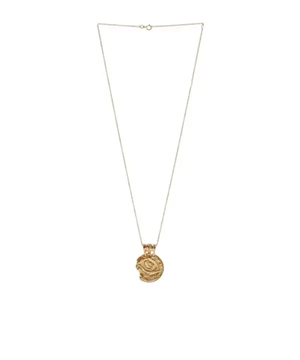 ALIGHIERI Logo Necklace - Yellow