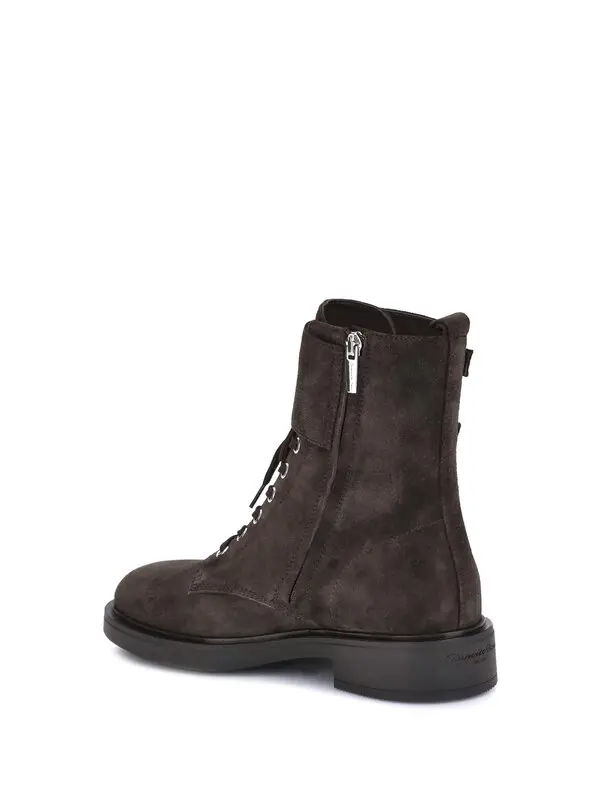 GIANVITO ROSSI Lace-up Ankle Boots - Black