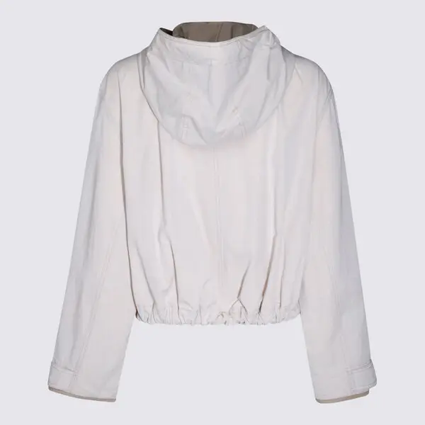 Brunello Cucinelli Zip-up Drawstring Hooded Jacket