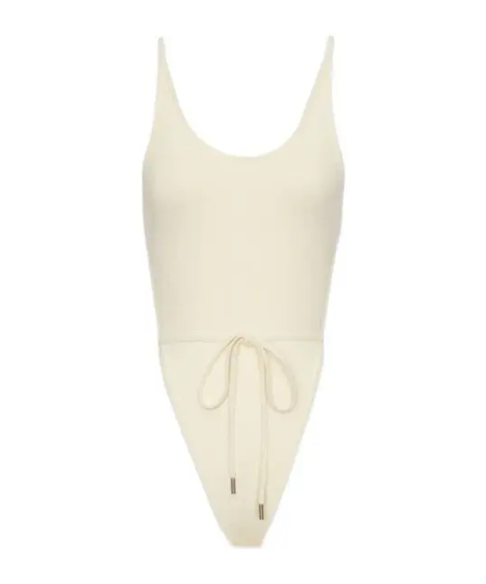Saint Laurent One Piece Swimsuit - White