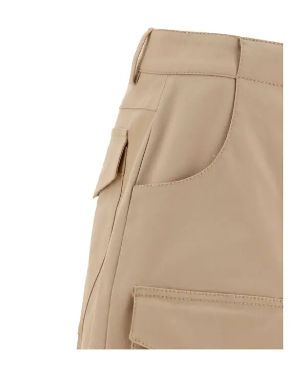 Ermanno Scervino High-waist Straight-leg Cargo Trousers
