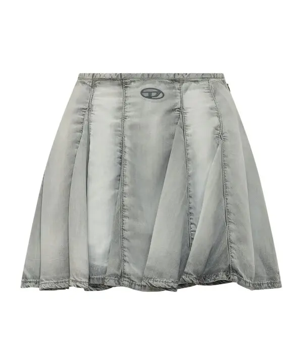 DIESEL® De Spiki Fsi Panelled Mini Skirt - Gray