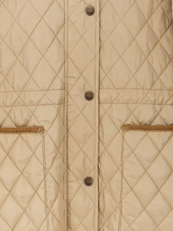 Burberry Quilted Hooded Coat