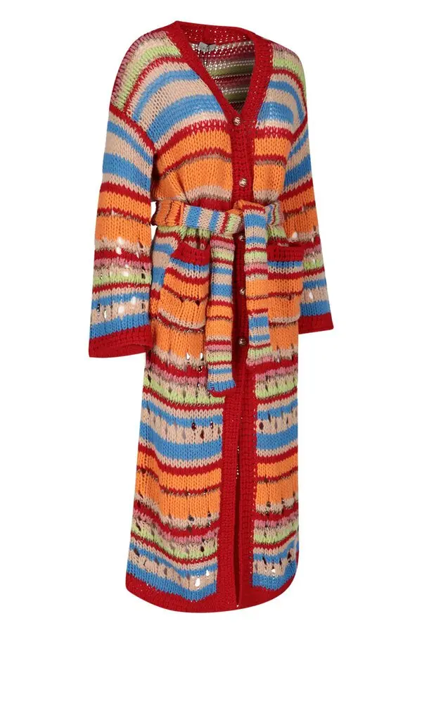 Etro Knitted Button-fastening Cardigan