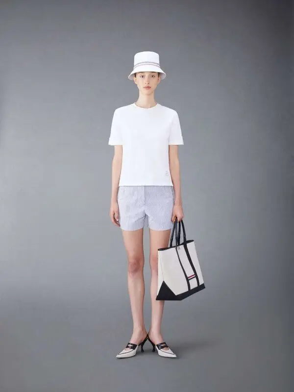 Thom Browne Sequin-embellished Cotton T-shirt
