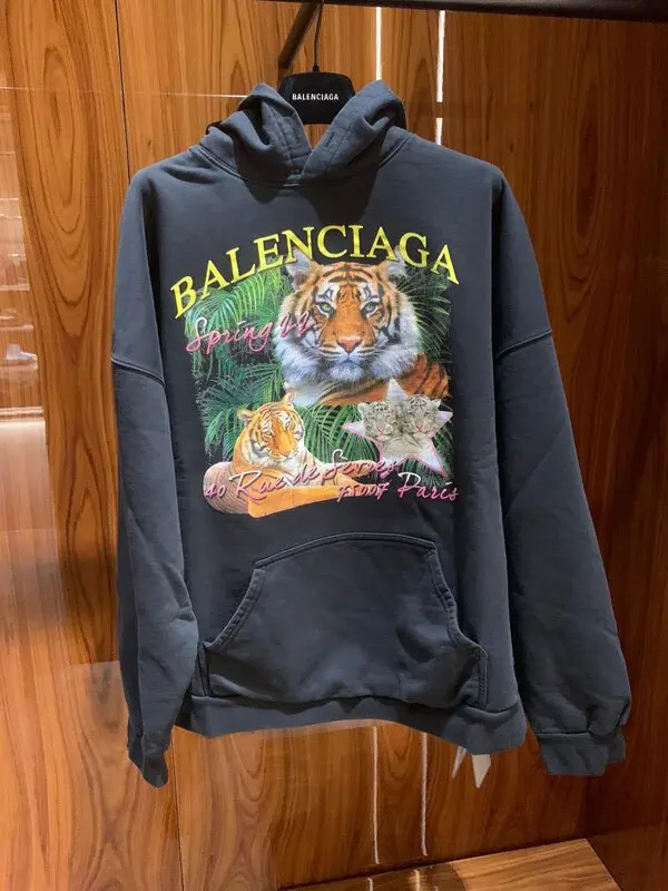 Balenciaga Tiger Graphic Hoodie