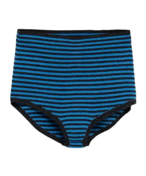 Paloma Wool Striped Ribbed Mini Shorts - No