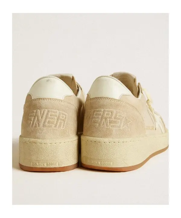GOLDEN GOOSE Ballstar Lace-up Sneakers - Beige