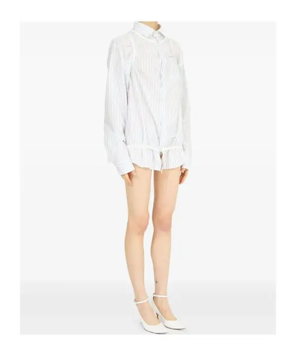 MAISON MARGIELA Décortiqué Shirt With Classic Collar And Button Cuffs