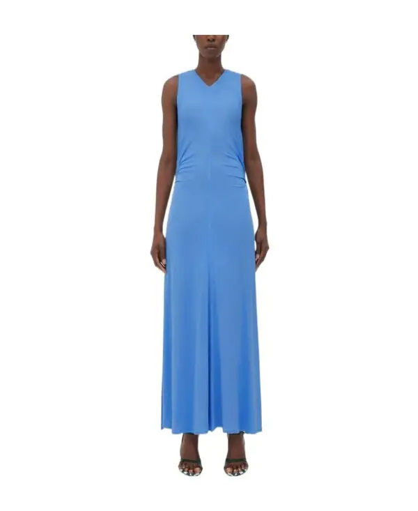 Bottega Veneta Viscose Jersey Long Dress With Knot Ring