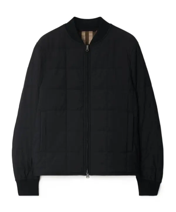 Burberry Quilted Long-sleeved Cotton Jacket