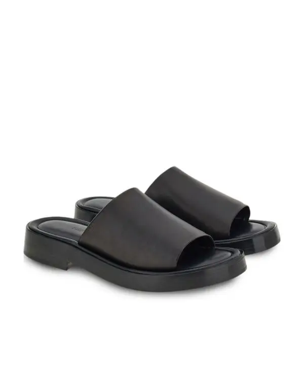 FERRAGAMO Open-toe Slides - Black