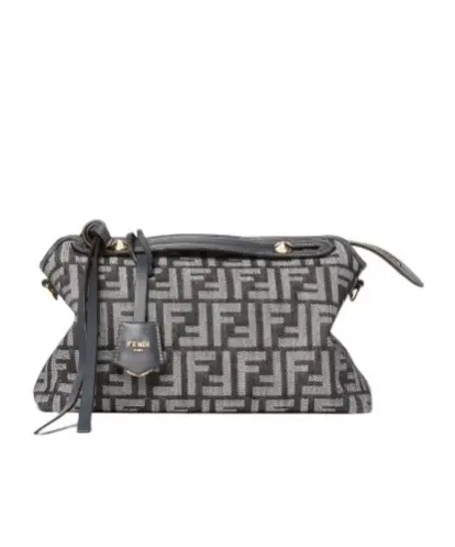 Fendi Medium The Way Soft Ff Jacquard Tote Bag - Blue