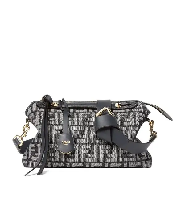 Fendi Medium The Way Soft Ff Jacquard Tote Bag