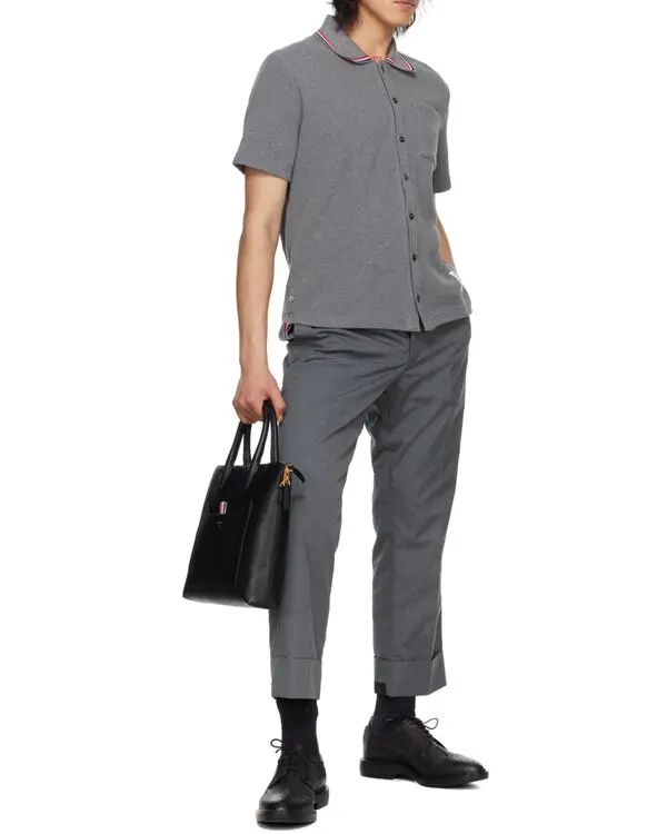 Thom Browne Laptop Bag With Logo Detail