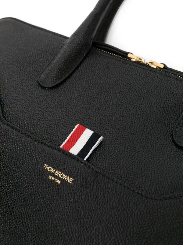 Thom Browne Laptop Bag With Logo Detail