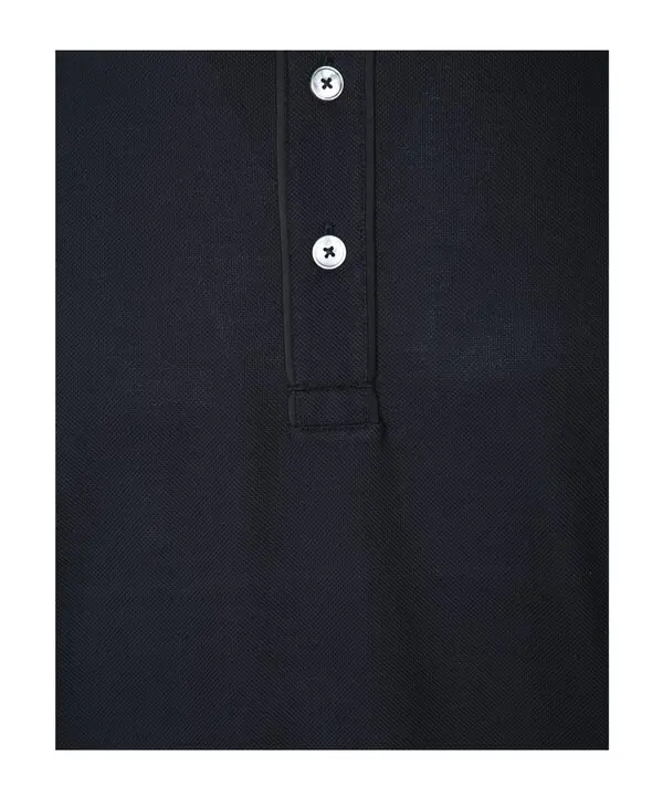 Zegna Short Sleeved Half-button Polo Shirt