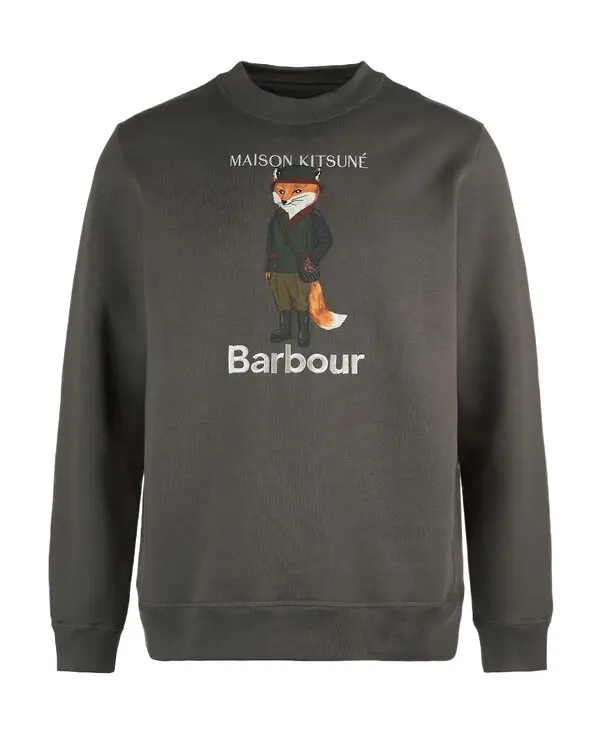 Barbour X Maison Kitsuné Fox Cotton Sweatshirt