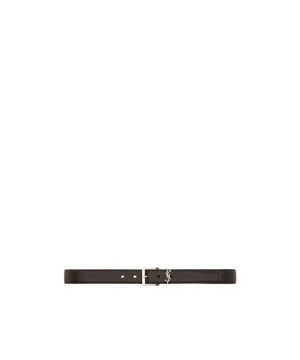 Saint Laurent Cassandre Vadim Belt - Black