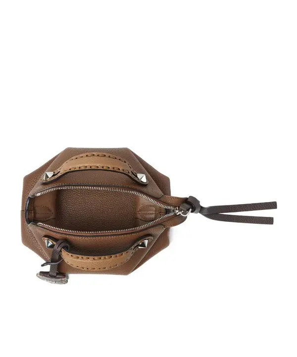 Fendi Selleria Mini Handbag - Brown