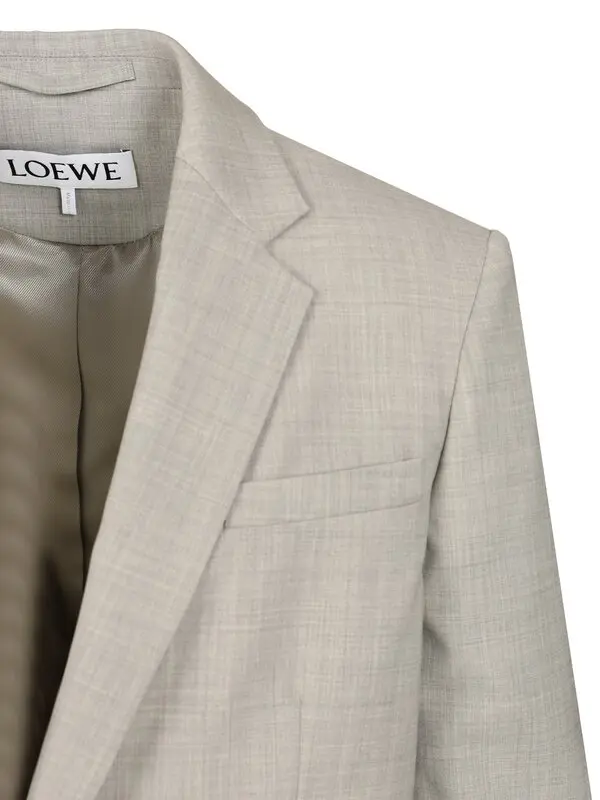 Loewe Single-breasted Tailored Jacket