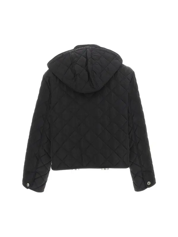 Burberry Quilted Hooded Jacket