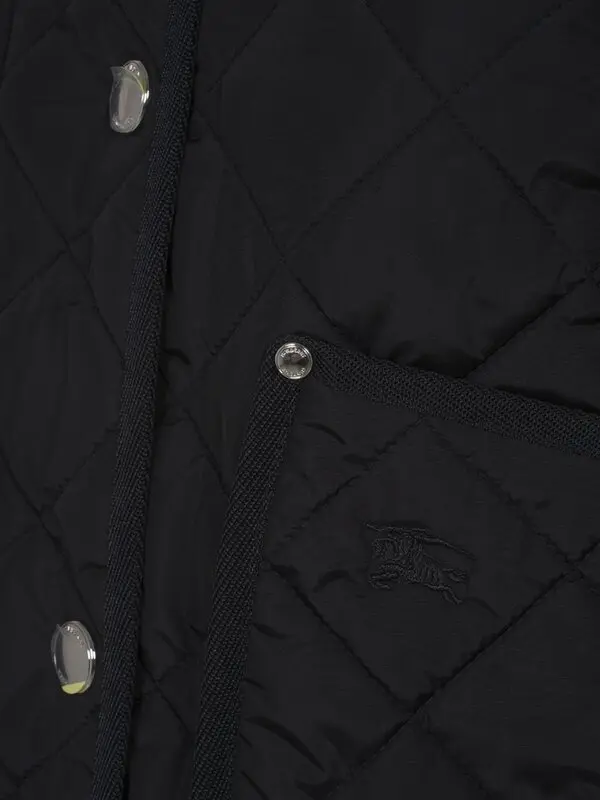Burberry Quilted Hooded Jacket