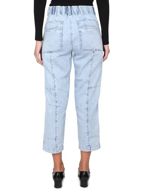 Proenza Schouler White Label Chambray Straight Leg Jeans