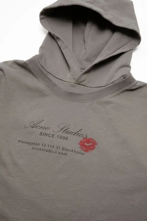 Acne Studios Double Layered Hoodie - Grey