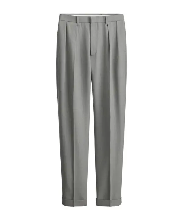 Dior Pleated Tapered Virgin Wool Twill Pants