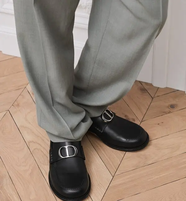 Dior Pleated Tapered Virgin Wool Twill Pants