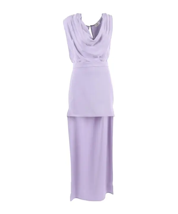 Elisabetta Franchi Georgette Crêpe Dress - No