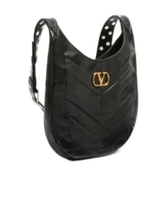 Valentino Garavani Hoboho Small Hobo Bag - Black