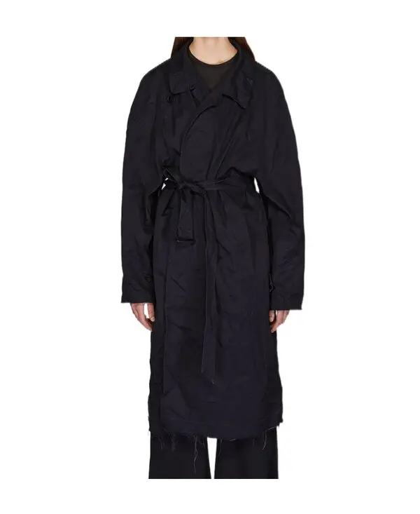 Balenciaga Belted Long-sleeved Coat