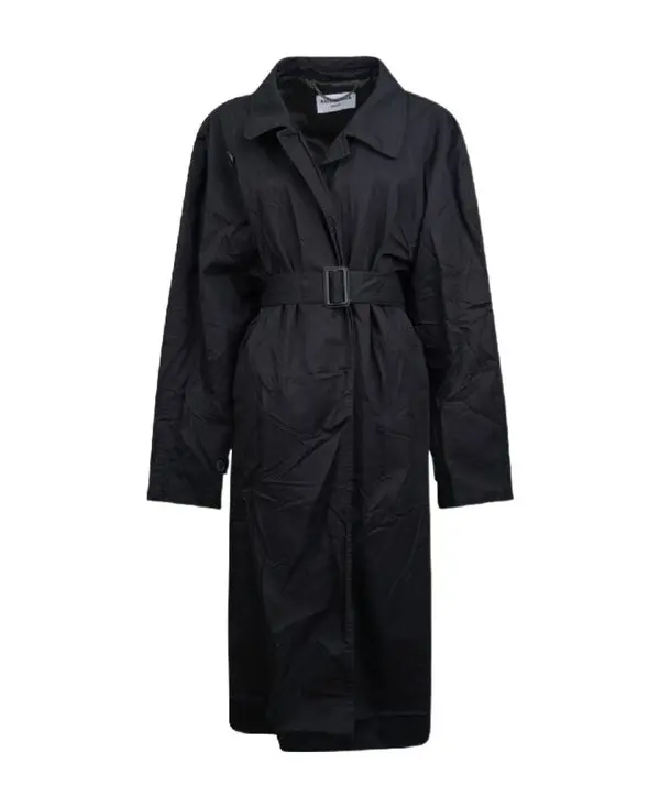Balenciaga Belted Long-sleeved Coat - No