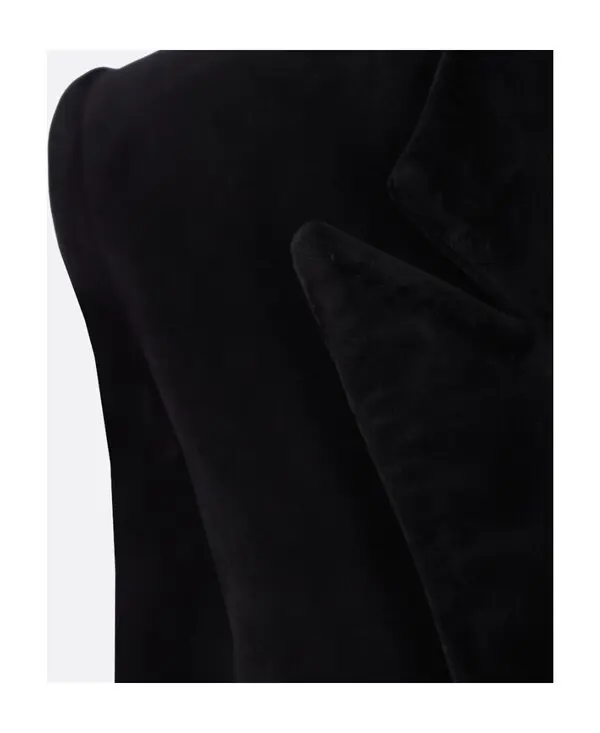 TOM FORD Velvet Plunge V-neck Midi Dress