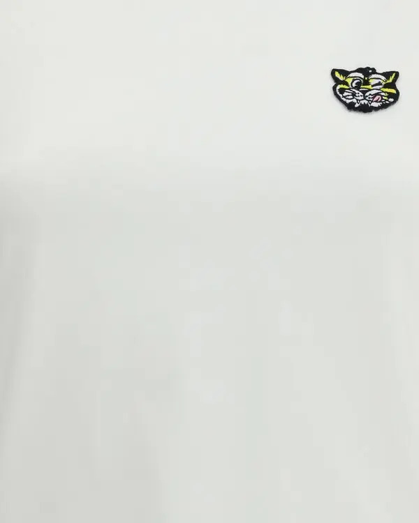 Kenzo Wild Tiger Embroidered Crewneck T-shirt - Off-white