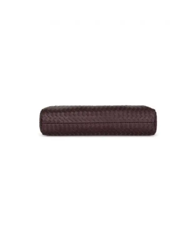 Bottega Veneta Intrecciato Weaving Briefcase - Brown