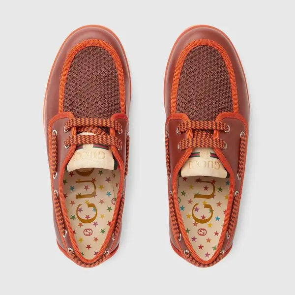 Gucci Lace-up Boat Shoes