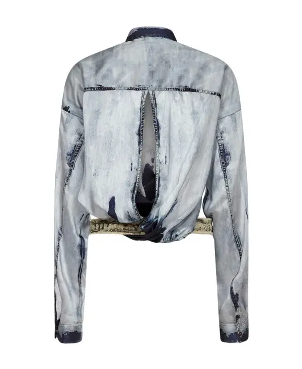 DIESEL® Camouflage Belt Shirt