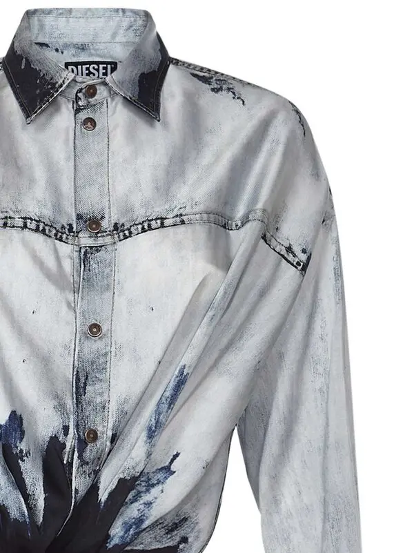 DIESEL® Camouflage Belt Shirt