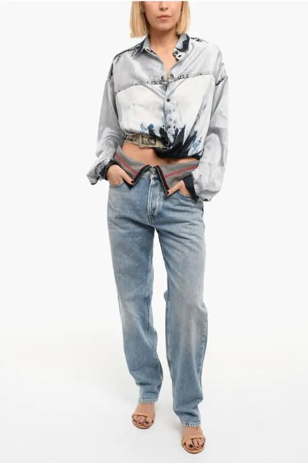 DIESEL® Camouflage Belt Shirt