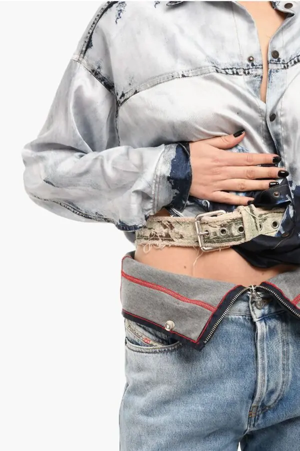 DIESEL® Camouflage Belt Shirt